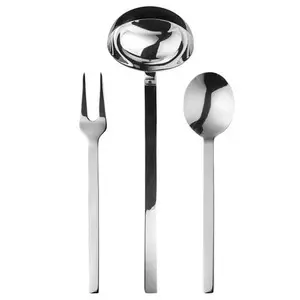 MEPRA Stile Pininfarina Serving Set3 Pieces - Silver