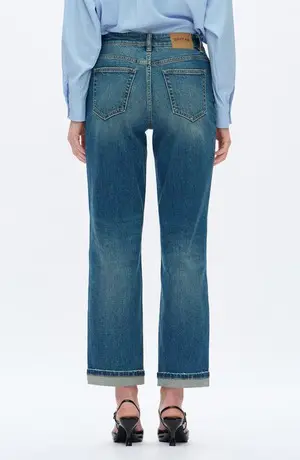 BAYEAS Mid-rise Straight Leg Jeans