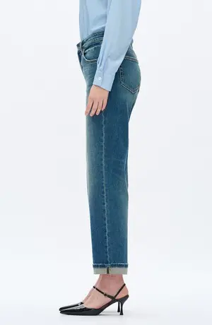 BAYEAS Mid-rise Straight Leg Jeans
