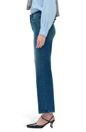 BAYEAS High-waist Straight-leg Jeans