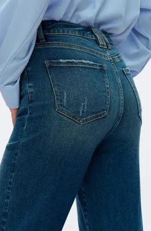 BAYEAS High-waist Straight-leg Jeans