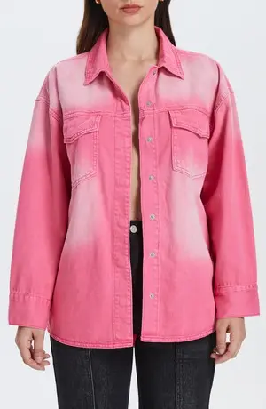 BAYEAS Oversized Denim Shirt Jacket - Raz