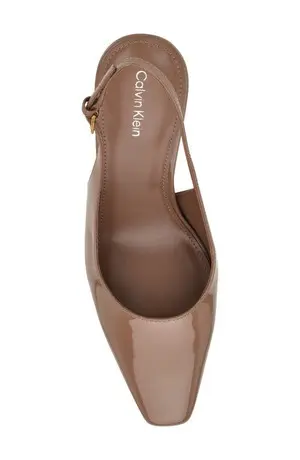 Calvin Klein Harbella Slingback Pumps - Brown