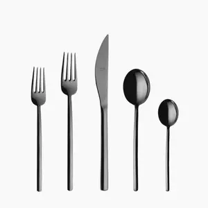 MEPRA Due Flatware Set20 Pieces - Black Gold