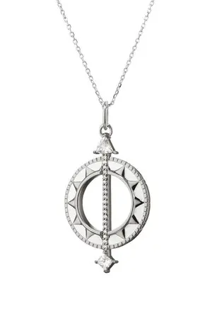 Monica Rich Kosann Sundial Pendant Necklace