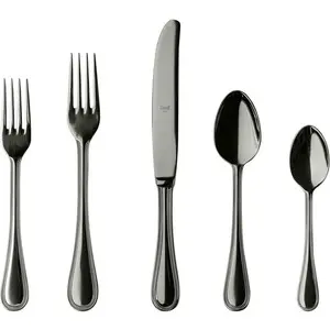 MEPRA Perla Flatware Set20 Pieces Black Gold