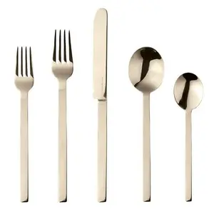 MEPRA Stile By Pininfarina Flatware Set20 Pieces Champagne