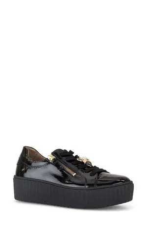 Gabor Bee Platform Sneakers - Black