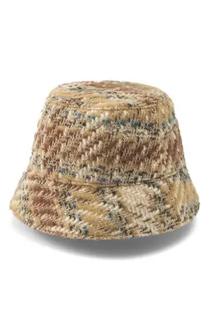 Helen Kaminski Saige Bucket Hat - Beige Multi