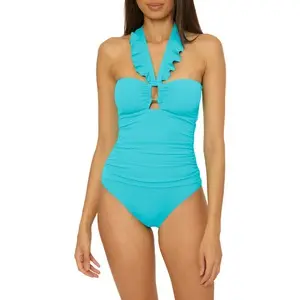 SOLUNA Sun Goddess Convertible One-piece Swimsuit - Pool