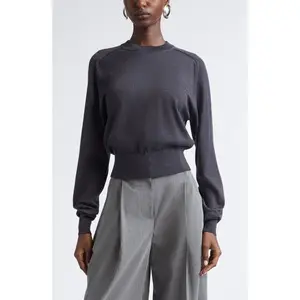 Jacquemus Le Sweater Brode Merino Wool-blend Sweater