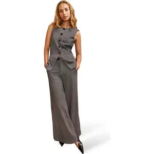Ro&zo Wide Leg Pants For Women