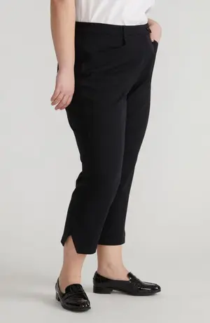 Universal Standard All Day Mercer Crop Tapered Leg Pants - Black