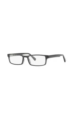 SFEROFLEX Rectangle Full Rim Eyeglasses - Black