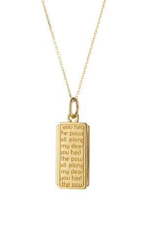 Monica Rich Kosann 18k Dorothy Medallion Pendant Necklace - Gold