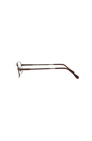 SFEROFLEX Rectangle Full Rim Metal Eyeglasses - Brown