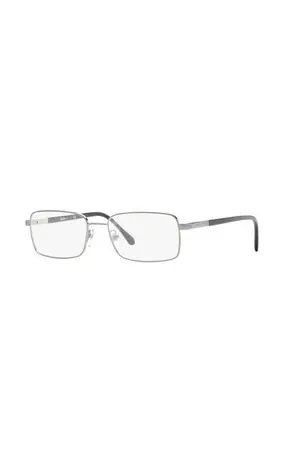 SFEROFLEX Rectangle Full Rim Optical Glasses - Silver