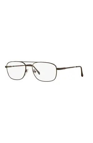 SFEROFLEX 56mm Square Full Rim Eyeglasses - Brown