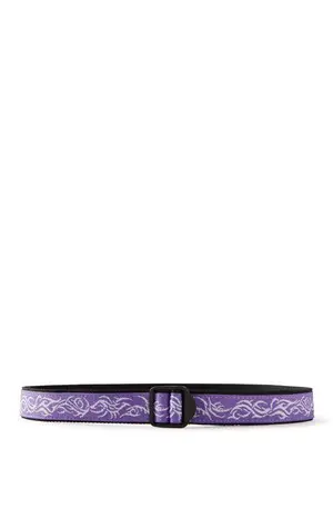 COTTON ON Cable Belt - Purple White Vines