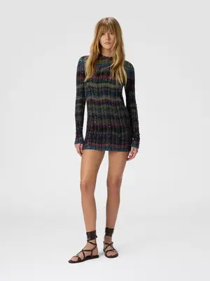 Missoni Crew Neck Sweater With Wave Pattern