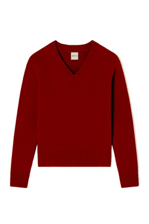 VIR VITA Amalia Cashmere Sweater - Cherry