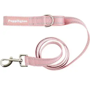 PUPPINGTON Reflective Leash - Blush Pink
