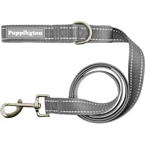 PUPPINGTON Reflective Leash - Charcoal Gray