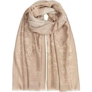 Ralph Lauren Medallion Wrap W/ Sequins - Birch Tan