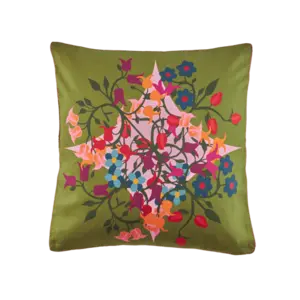 SOPHIE WILLIAMSON DESIGN Square Pillow Covercover Only - Green