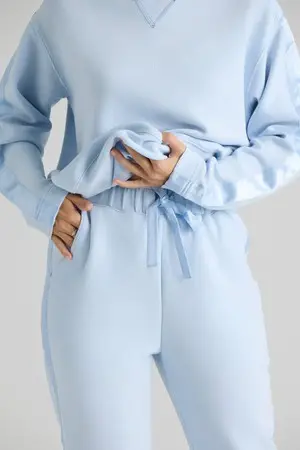 LE FAFO Celine Sweatpants - Light Blue