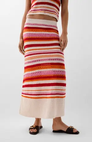 SCALPERS Crochet Organic Cotton Skirt