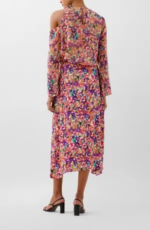 SCALPERS Printed Gathered Skirt