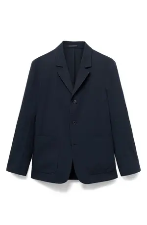 Mango Slim Fit Suit Jacket - Navy