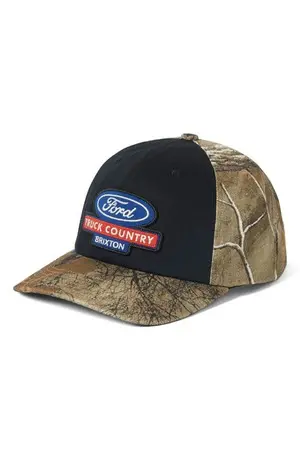 Brixton Ford Trucker Hat - Burnt Rubber/camo