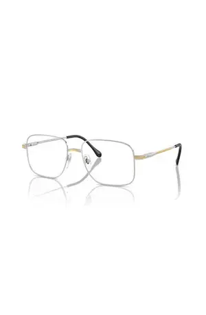 SFEROFLEX 55mm Square Eyeglasses - Silver