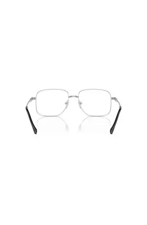 SFEROFLEX 55mm Square Eyeglasses - Silver