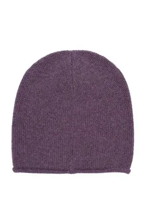 Echo Wool-cashmere Beanie - Amethyst