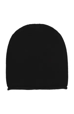Echo Wool-cashmere Beanie - Black