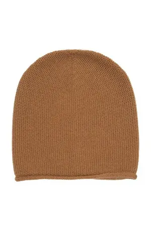 Echo Wool-Cashmere Beanie Camel