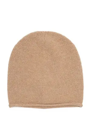 Echo Wool-Cashmere Beanie Chai