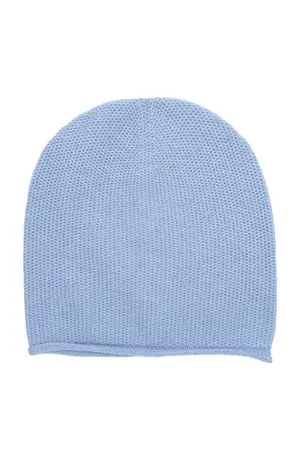Echo Wool-Cashmere Beanie Placid Blue