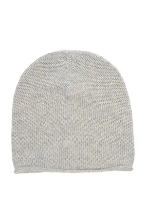 Echo Wool-Cashmere Beanie Silver