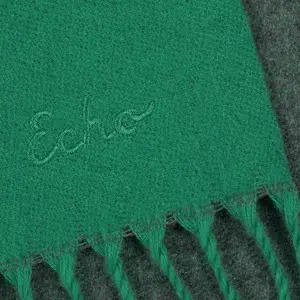 Echo Double Face Scarf - Emerald