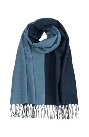Echo Double Face Scarf - Navy