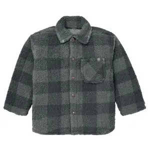 MODERN MOMENTS™ BY GERBER Microplush Shacket - Green Plaid