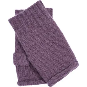 Echo The Crosby Knitted Handwarmers - Amethyst