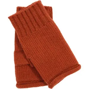 Echo The Crosby Knitted Handwarmers - Chestnut