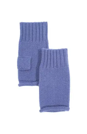 Echo The Crosby Knitted Handwarmers - Denim Blue