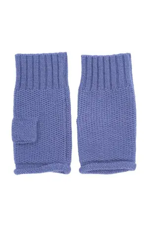 Echo The Crosby Knitted Handwarmers - Denim Blue