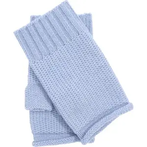 Echo The Crosby Knitted Handwarmers - Placid Blue